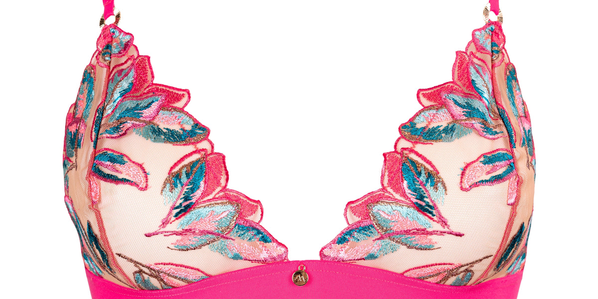 Triangle Oiseau de Paradis Cherry • Atelier Amour